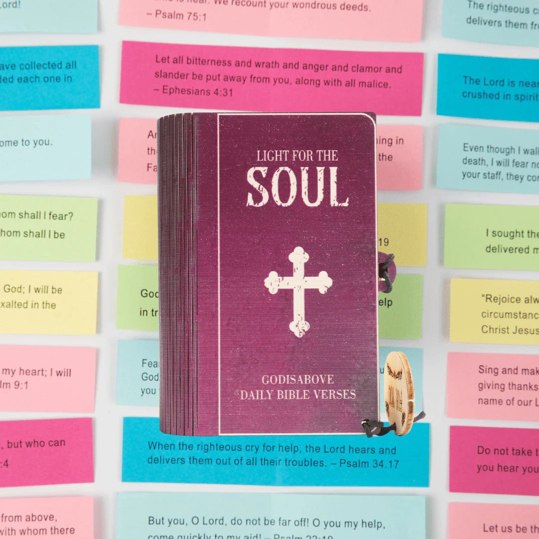 🔥Limited Time Discount🎁 ️Handmade Wooden Bible Verses Box - Daily Bible ...